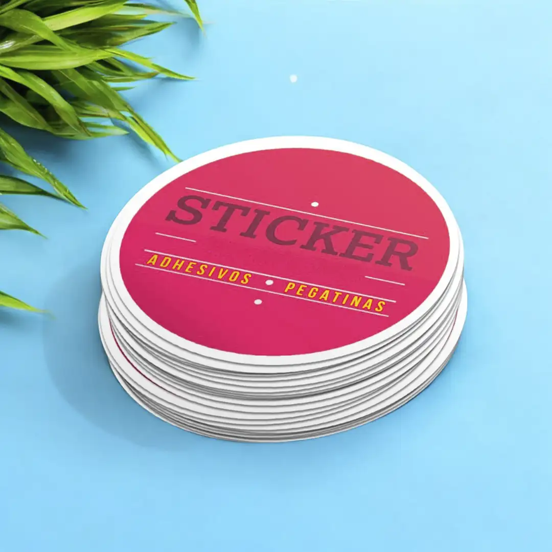 Autocollants ronds personnalisés